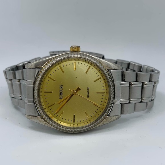 Accessories | Rumours Mens Quartz Watch 35mm Silver Tone Adjustable Up ...